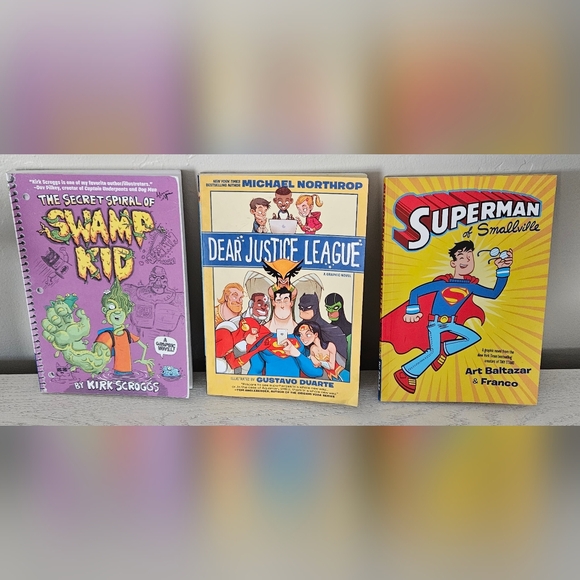 DC Comics | Other | Dc Zoom Novels For Kids Superman Swamp Kid Justice ...
